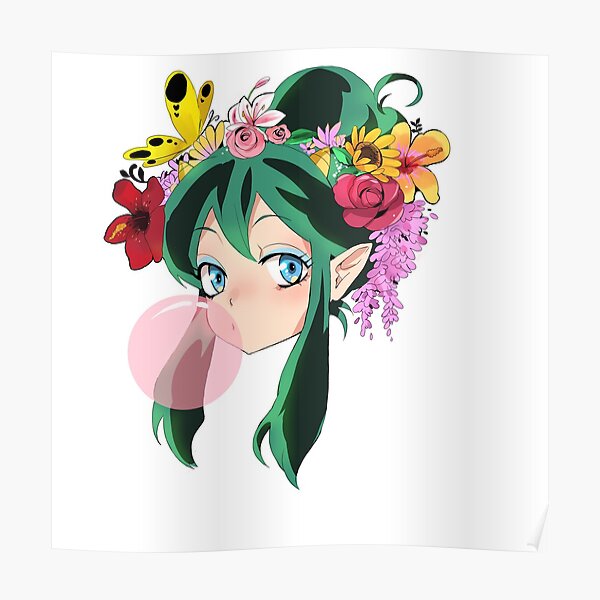 "Alien girl" Poster for Sale by kuukiee | Redbubble