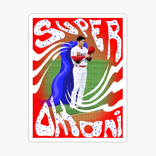 "Super Ohtani" Sticker for Sale by robjoeball | Redbubble