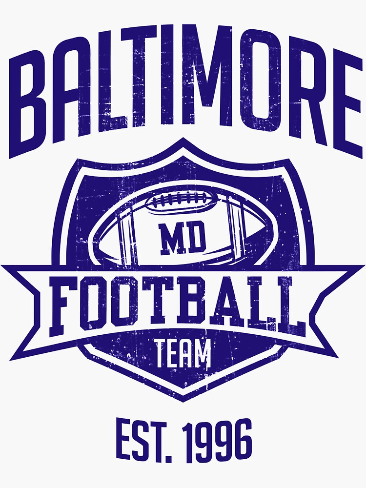"Baltimore Football Team Inspired Baltimore Ravens Maryland Football ...