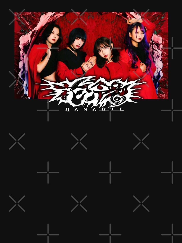 "Hanabie Band Japan" T-shirt for Sale by mathiasnaumann4 | Redbubble | music t-shirts - pop t ...