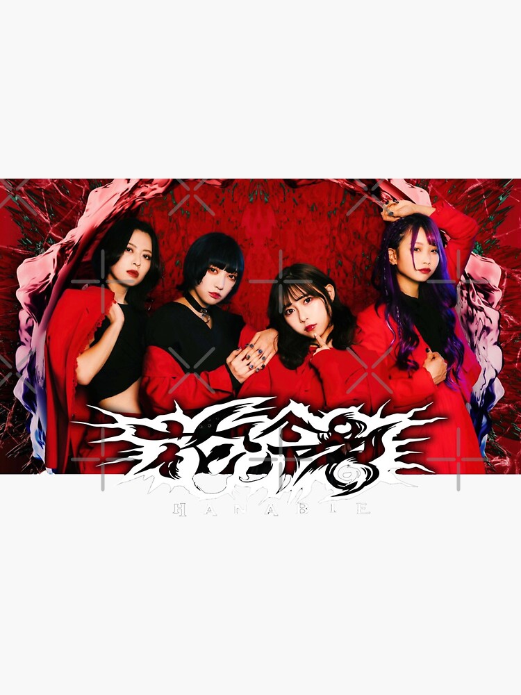 "Hanabie Band Japan" Sticker for Sale by mathiasnaumann4 | Redbubble