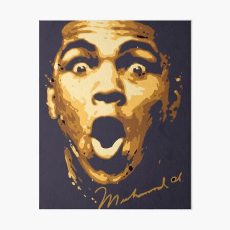 "Strong Charity Boxer Honored The World Muhammad Ali Funny" Art Board ...