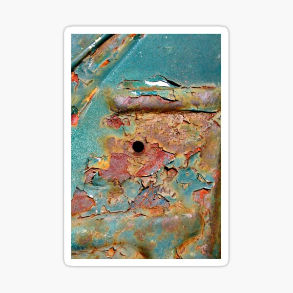"Rusted Flakes" Sticker for Sale by Bami | Redbubble