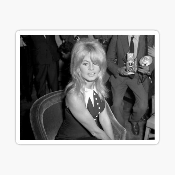 "Aesthetic Brigitte Bardot, 1963" Sticker for Sale by alinceRebec ...