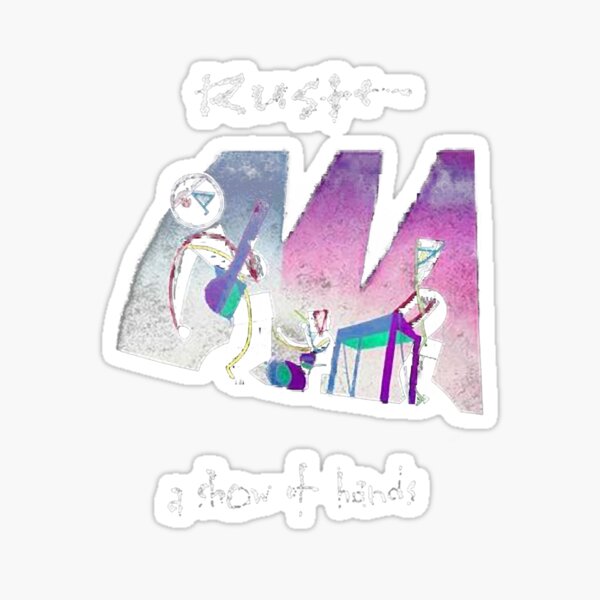 "Power Trio Combination Band A Show Of Hands Cute Gifts" Sticker for ...