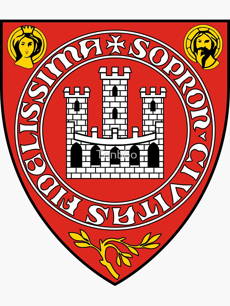 "Coat of Arms of Sopron, Hungary" Sticker for Sale by Tonbbo | Redbubble