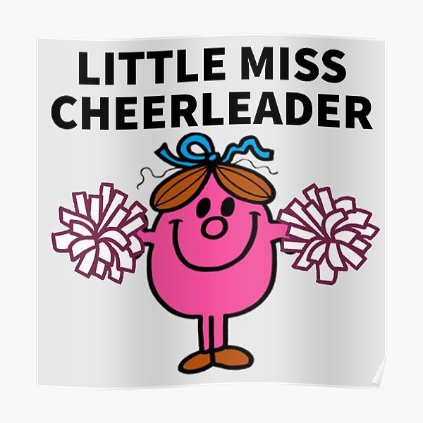 "little miss cheerleader" Poster for Sale by kendallpups | Redbubble