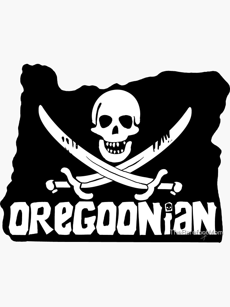 "Oregoonian " Sticker for Sale by TheBarefootMom | Redbubble