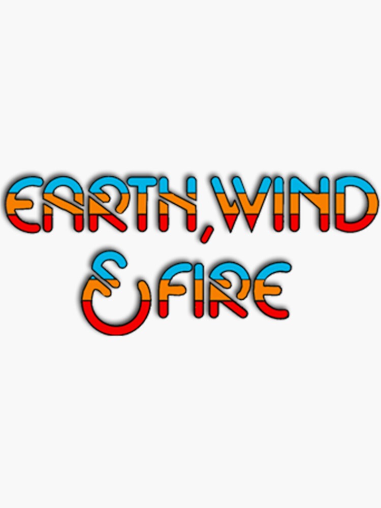 "Earth, Wind & Fire.- Limited Edition | Perfect Gift" Sticker for Sale ...
