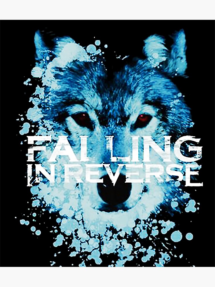 "wolf falling" Sticker for Sale by shikamarutemari | Redbubble