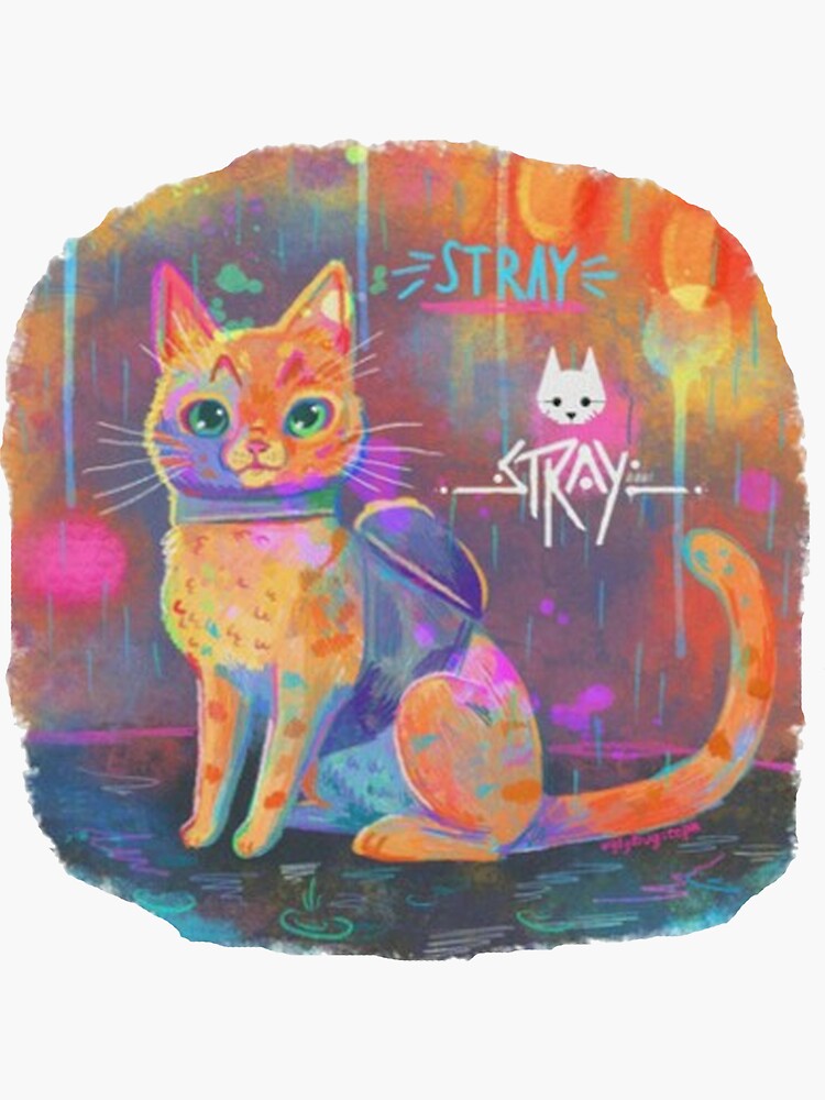 "STRAY GAME" Sticker for Sale by sammiradoki5 | Redbubble
