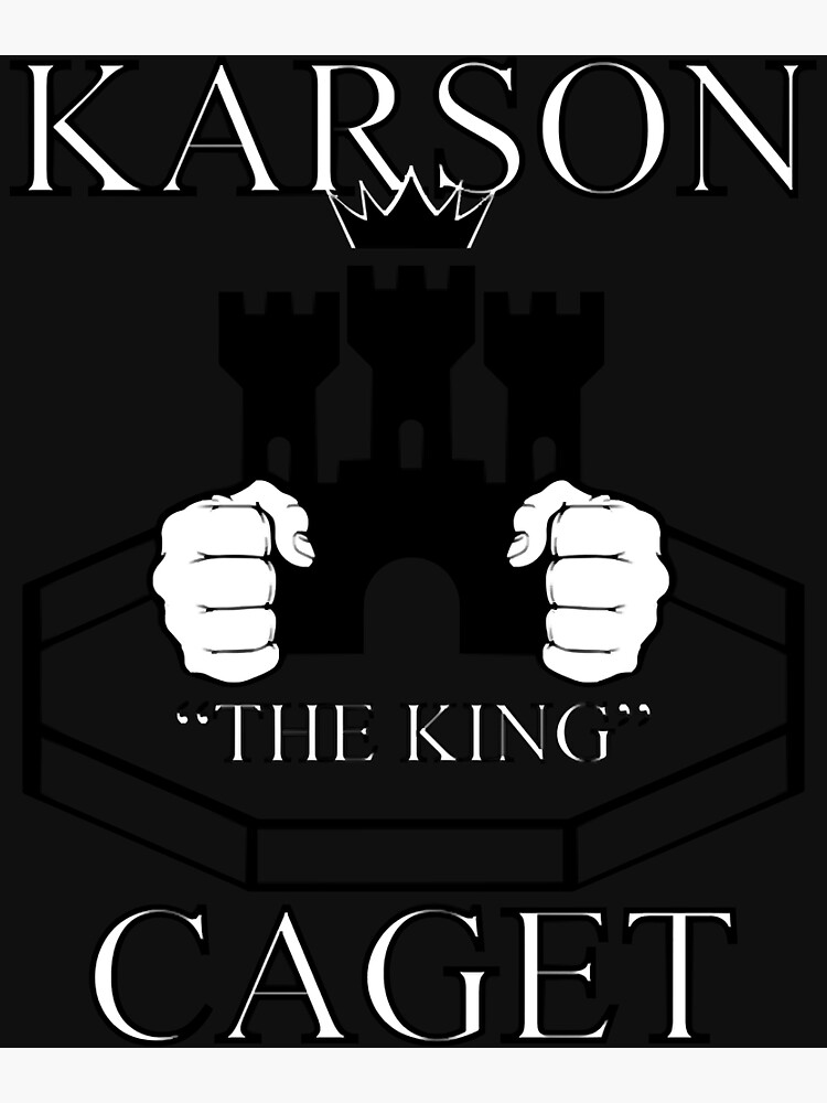 Póster «Diseño del logotipo de Karson caget (mi personaje ficticio ...