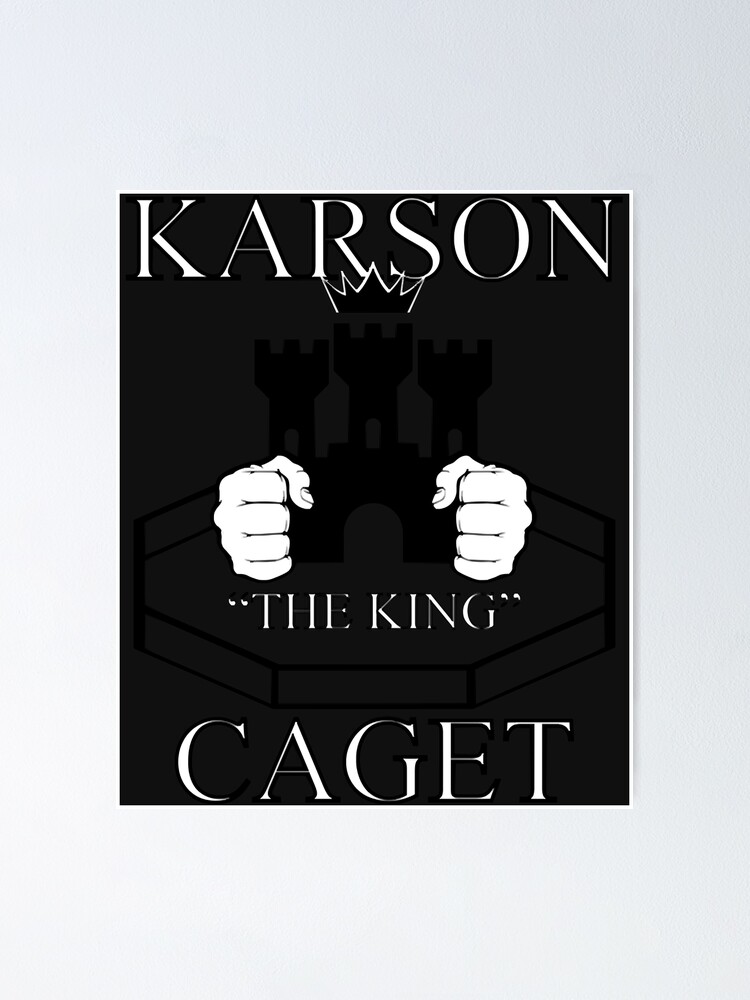 Póster «Diseño del logotipo de Karson caget (mi personaje ficticio ...