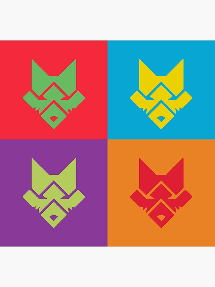 "wolf color box" Sticker for Sale by owndabbas1 | Redbubble