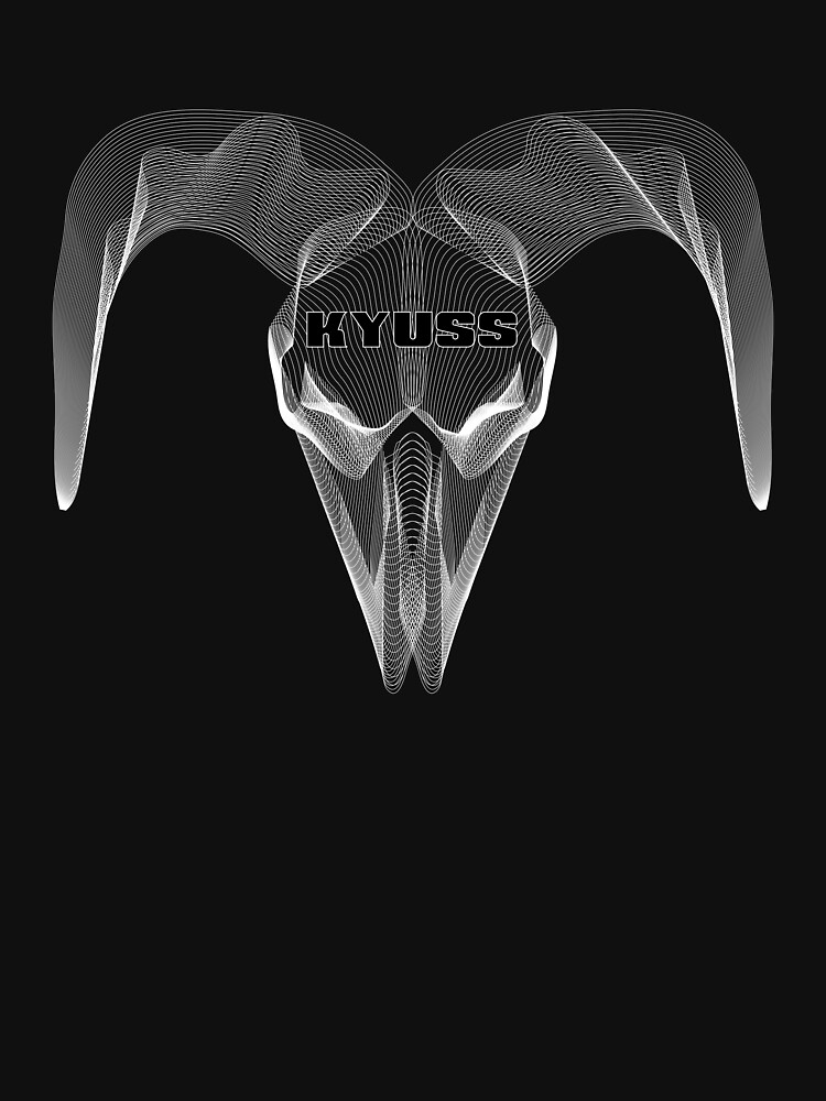 "Kyuss Desert Skull" T-shirt for Sale by teechief | Redbubble | kyuss t ...