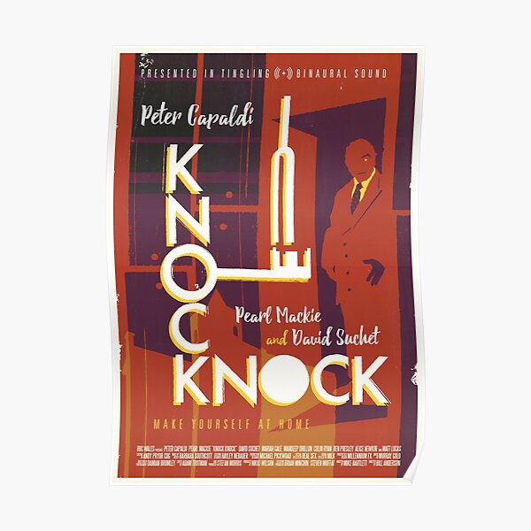 "Knock Knock" Poster by scatterbrook | Redbubble