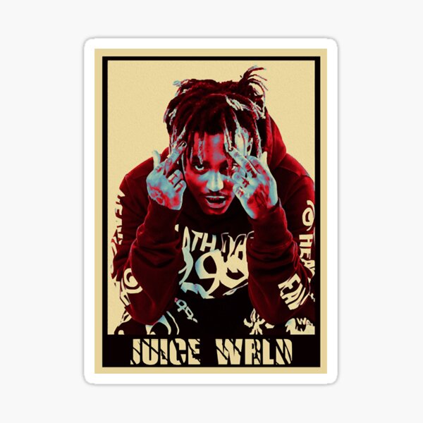 "Juice wrld" Sticker for Sale by KathyFidler | Redbubble