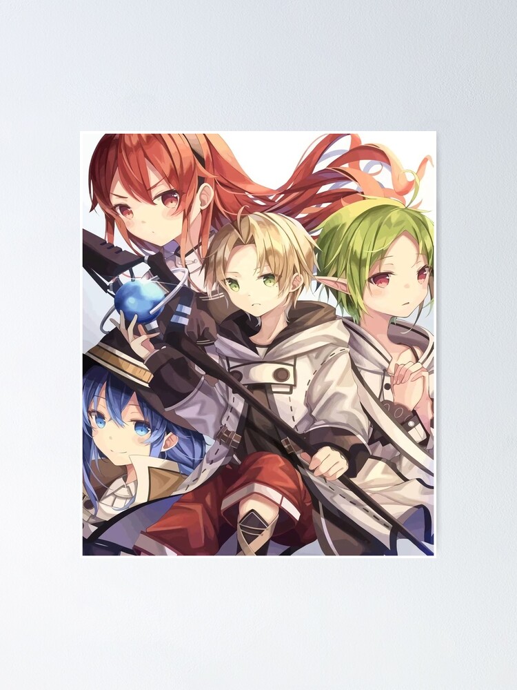 "mushoku tensei art" Poster for Sale by RBBCH | Redbubble