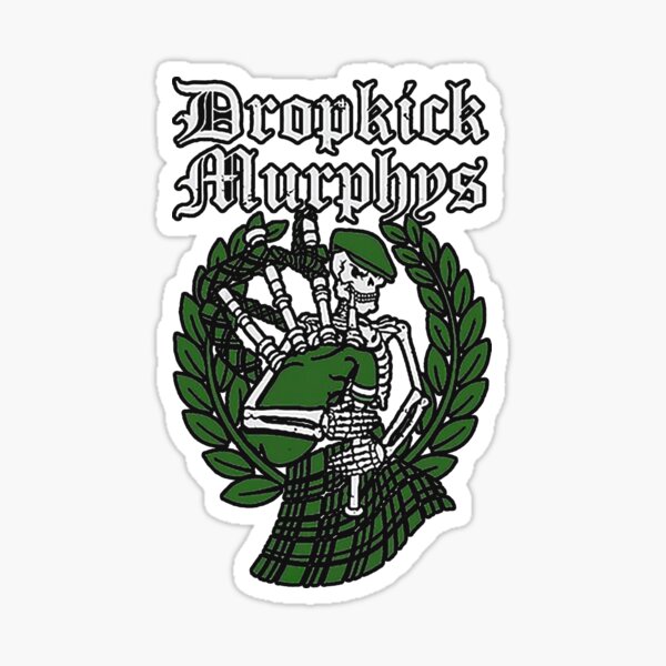 "Dropkick murphys band artwork logo" Sticker for Sale by Wanddid ...