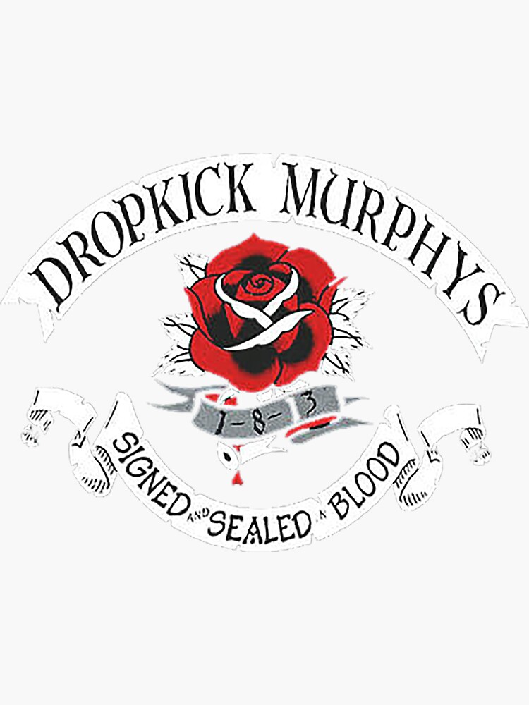 "Dropkick murphys band artwork logo" Sticker for Sale by Wanddid ...