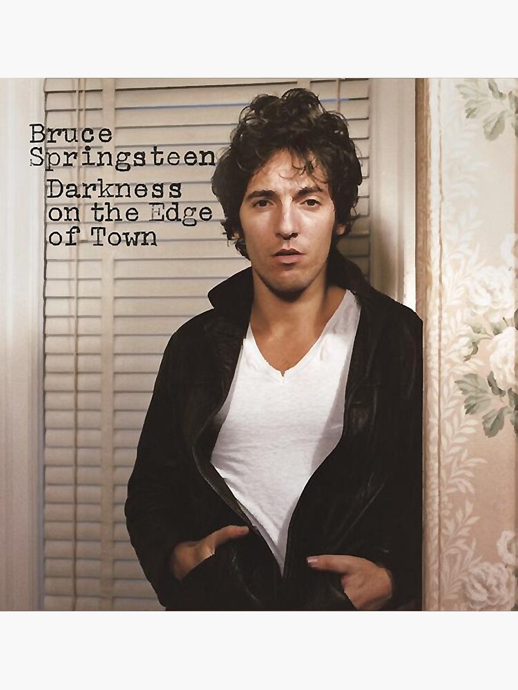 "Brúcé Spríngstéén Darkness On The Edge Of Town Album Cover" Sticker ...