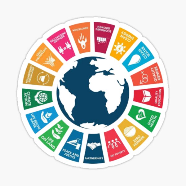 "Sustainable development goals" Sticker for Sale by Markat8 | Redbubble