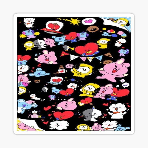 "Aesthetic BT21 good" Sticker for Sale by KrmStore | Redbubble