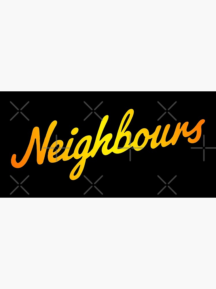 "neighbours logo 1O" Poster for Sale by Turjilodza | Redbubble