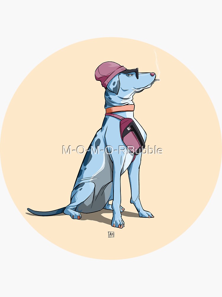 "Suss Dog" Sticker for Sale by M-O-M-O-RBubble | Redbubble