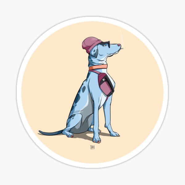 "Suss Dog" Sticker for Sale by M-O-M-O-RBubble | Redbubble
