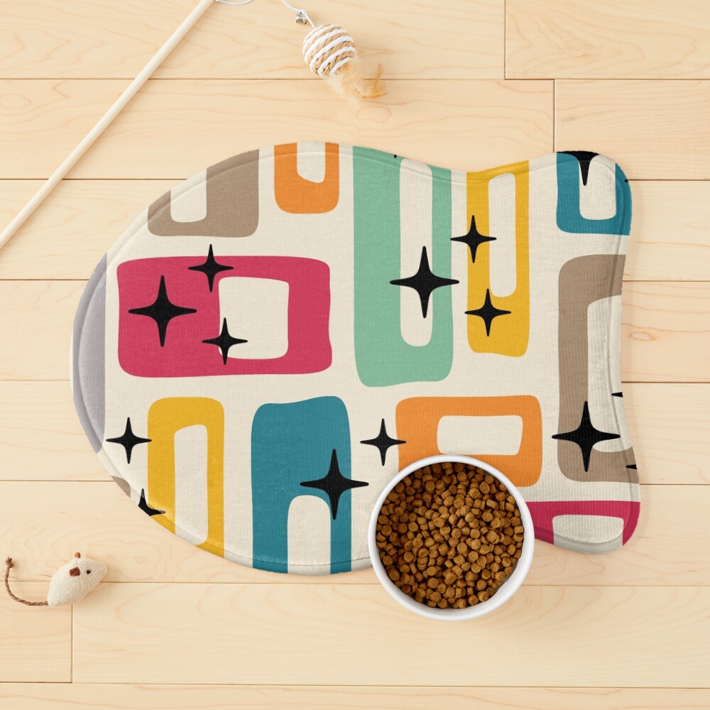 "Retro Mid Century Modern Abstract Pattern 154" Sticker for Sale by ...
