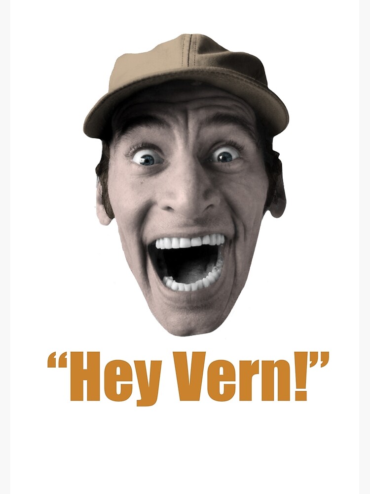 "Hey Vern!" Poster for Sale by IanBakerToons | Redbubble