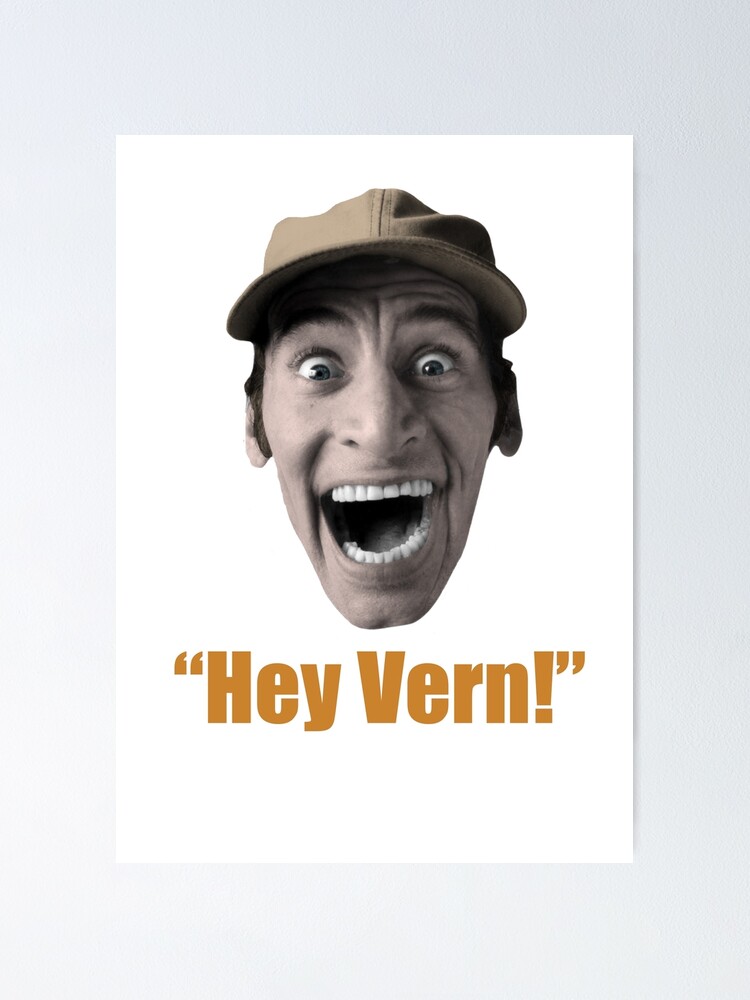 "Hey Vern!" Poster for Sale by IanBakerToons | Redbubble