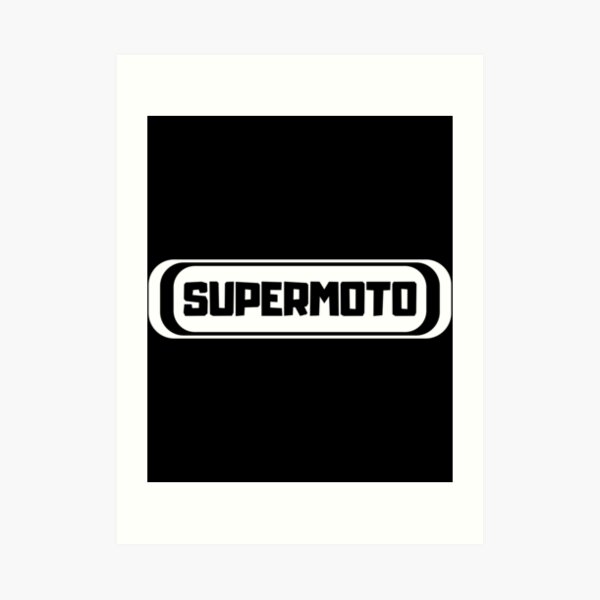 "Supermoto logo" Art Print for Sale by Rev-Style | Redbubble