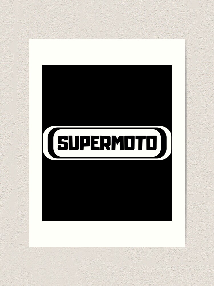 "Supermoto logo" Art Print for Sale by Rev-Style | Redbubble