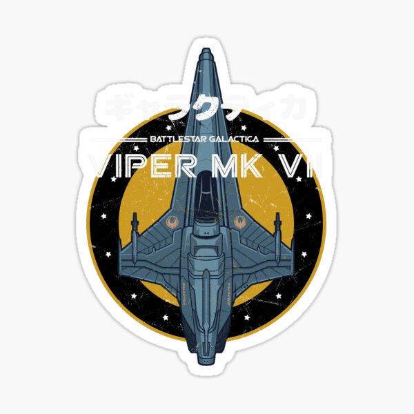 "fighter interceptor Viper mark 7 " Sticker for Sale by redwane | Redbubble