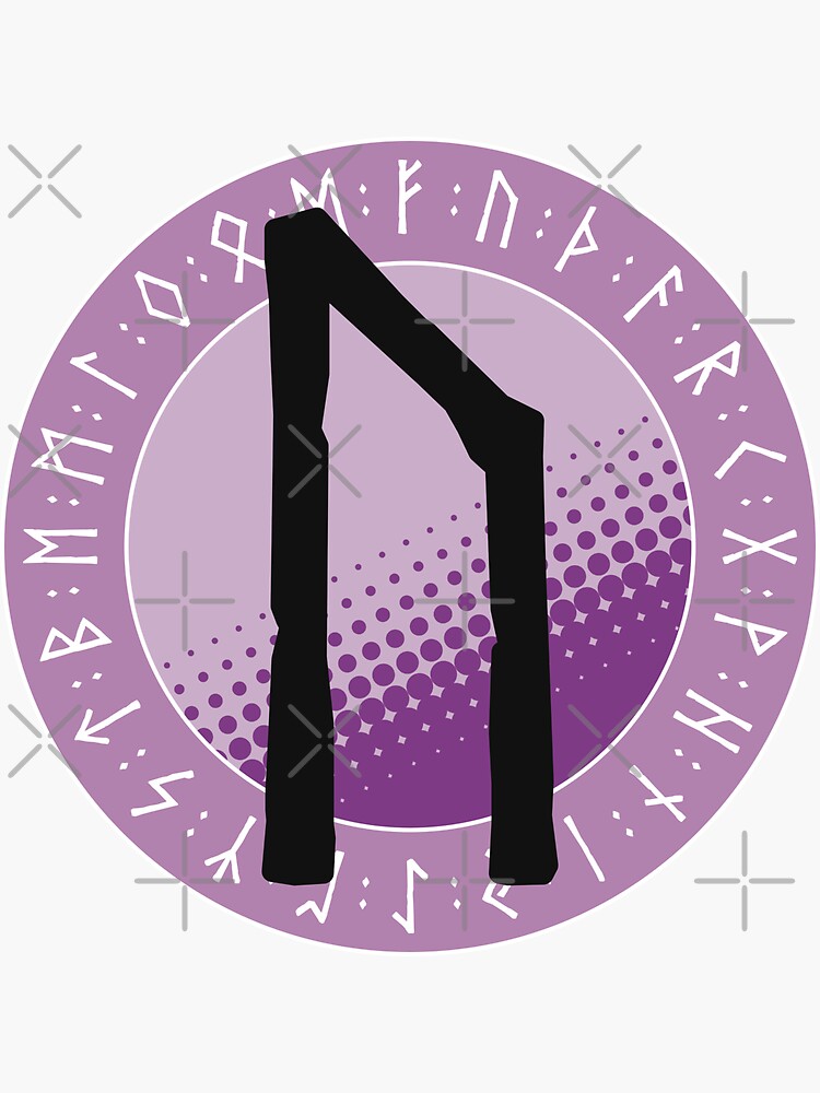 "Uruz (Strength) - Viking Runes and Runic Symbols" Sticker for Sale by ...