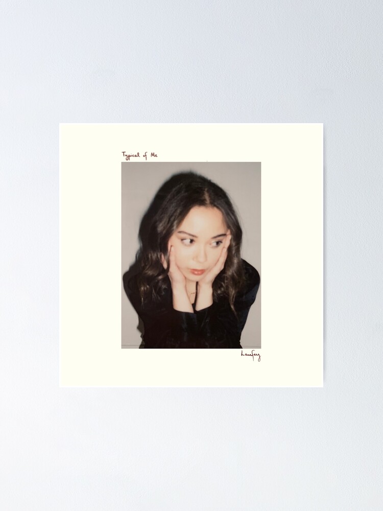 "typical of me EP - Laufey" Poster for Sale by Rosellar | Redbubble