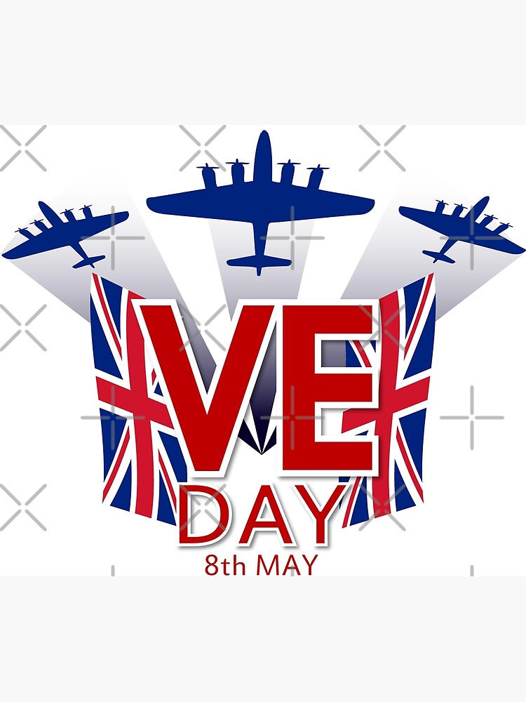 "Victory In Europe Day" Poster for Sale by Yorkiedesign | Redbubble