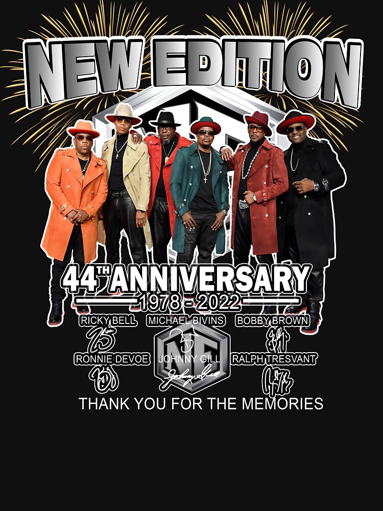 "New Edition 45Th Anniversary" T-shirt for Sale by MichaelGSprague ...