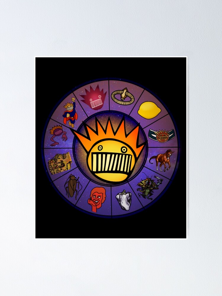 Póster «Tabla de Nacimiento del Horóscopo Boognish Rising para Ween» de ...