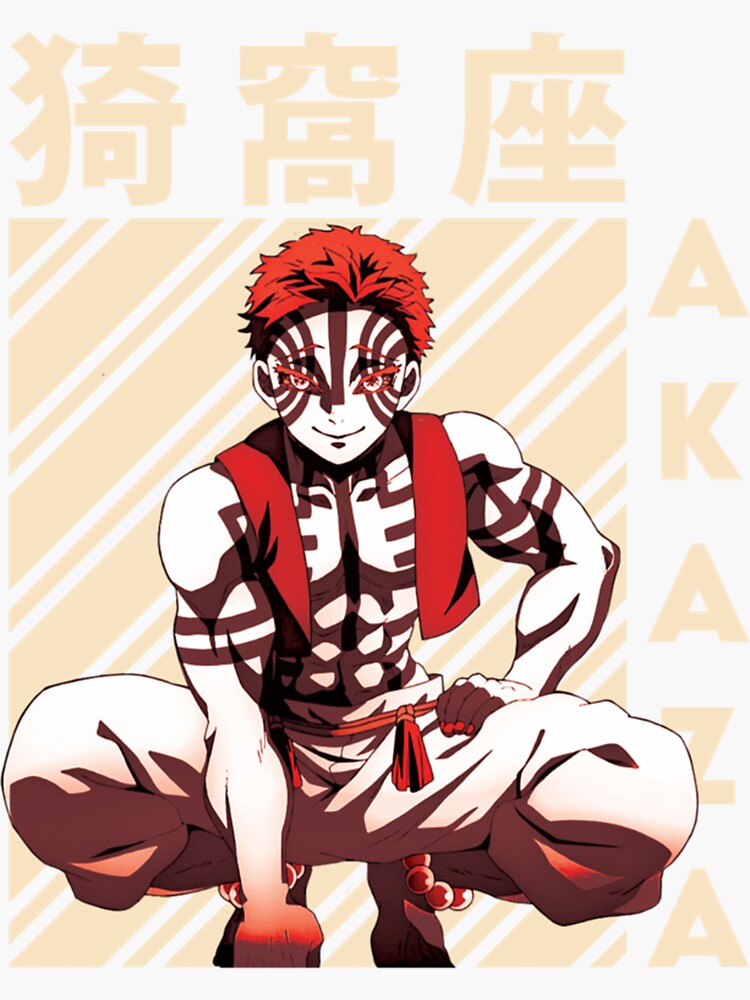 "Akaza - Limited Edition | Perfect Gift" Sticker for Sale by katsnolucy ...