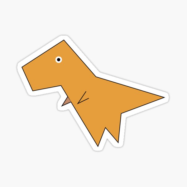 "Cute Tyrannosaurus (T. rex)" Sticker for Sale by Opalaeo | Redbubble