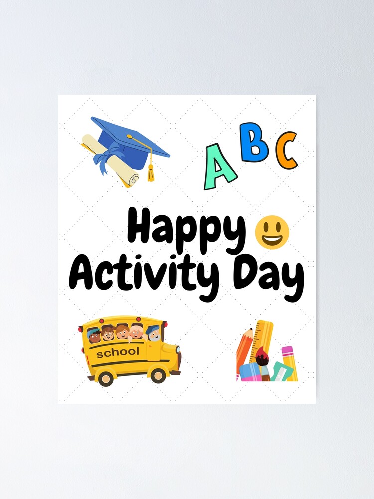 "Happy Activity Day, international day of happiness, happiness activity ...