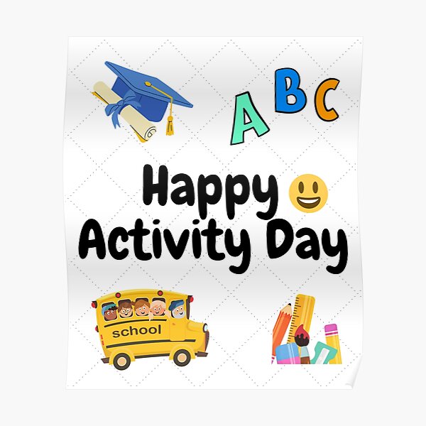 "Happy Activity Day, international day of happiness, happiness activity ...