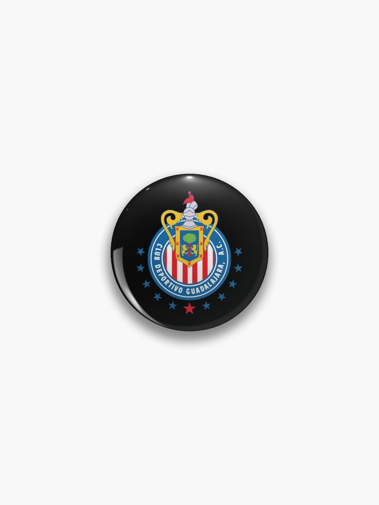 "Chivas De Guadalajara Sticker" Pin for Sale by gusplawn5 | Redbubble