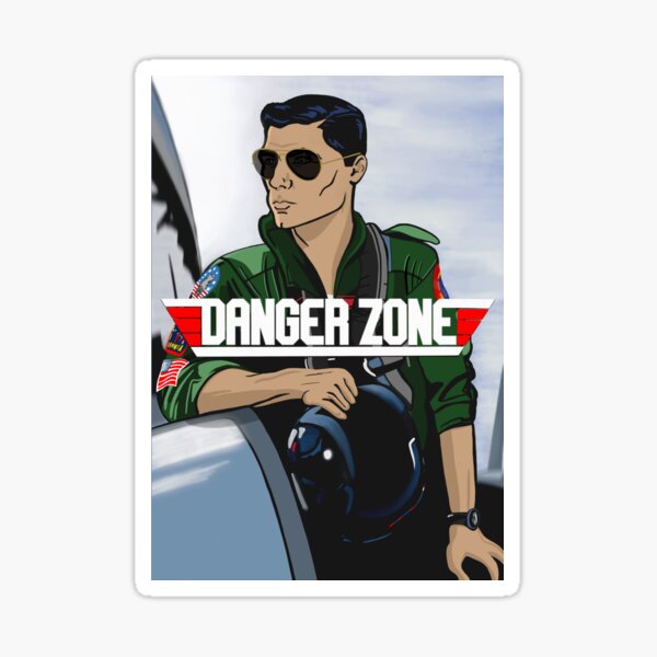 "Archer Danger Zone" Sticker for Sale by Jamiemcollins89 | Redbubble