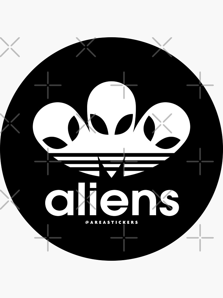 "Sport Logo - Three Aliens" Sticker for Sale by AreaStickers | Redbubble