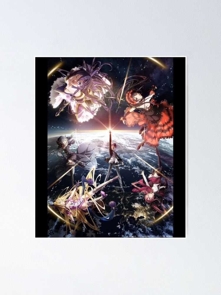 "Date A Live Season 4 Anime Visual" Poster for Sale by zimmermansmp ...