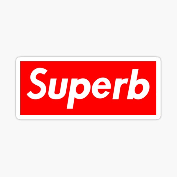 "Superb - Designer Logo" Sticker for Sale by prestonmaher | Redbubble